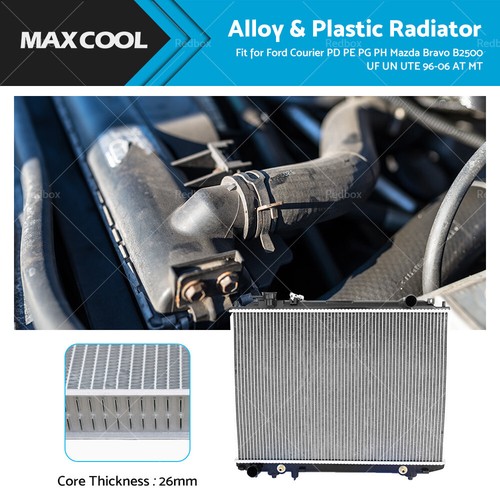 Radiator for Ford Courier PD PE PG PH Mazda Bravo B2500 UF UN UTE AT MT ...