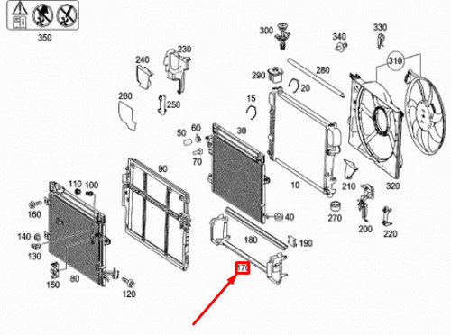 NEW MERCEDES-BENZ S W221 LOWER AIR BAFFLE A2215052730 OEM | eBay