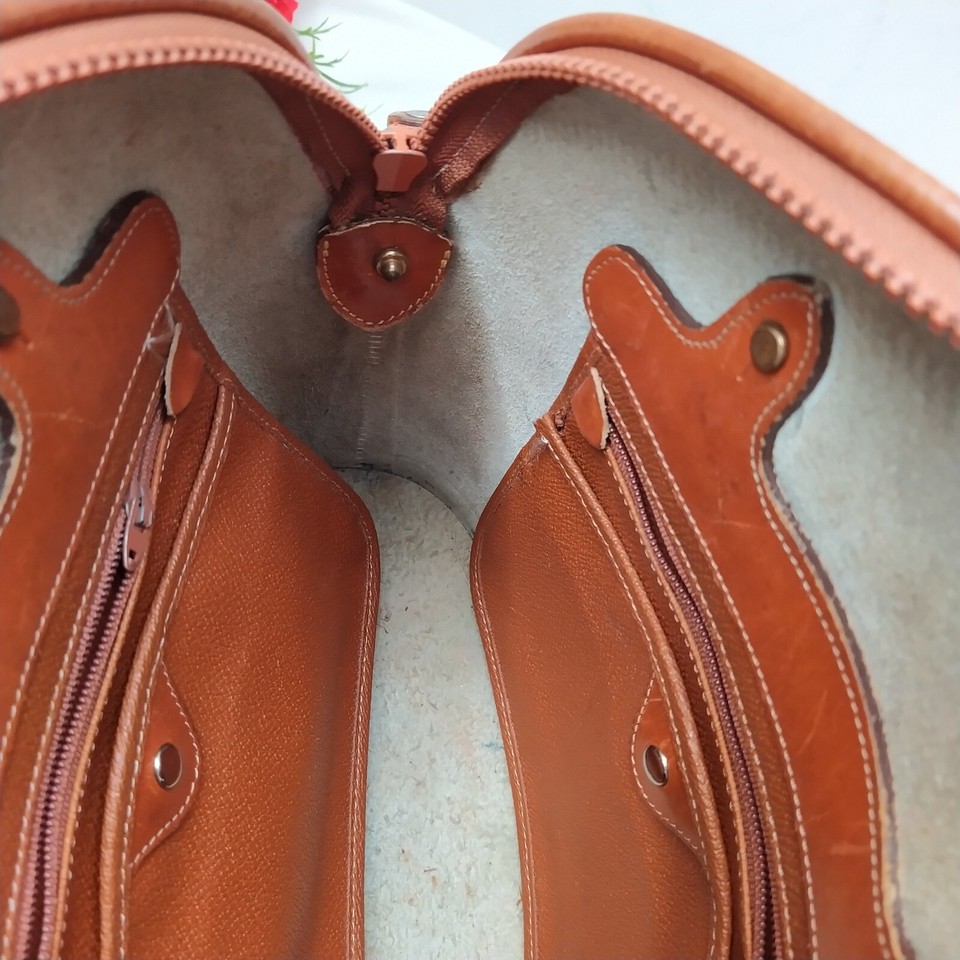 Dooney & Bourke Ivory Pebbled Leather Dommed Double Handle Zipper ...