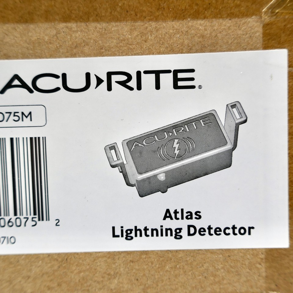 Acurite Atlas Lightening Detector Model# 06075M For Weather Station New ...