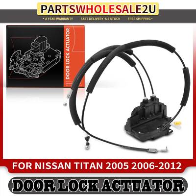 1x Front Left Door Lock Actuator w/o Power Door Locks for Nissan TITAN ...