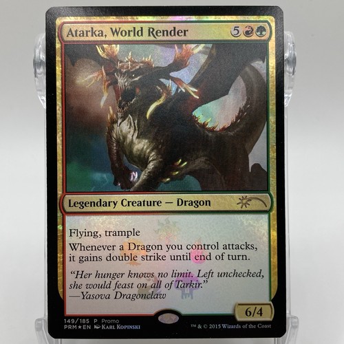 Atarka, World Render Foil Promo Legendary Creature 149/185 MTG Secret ...