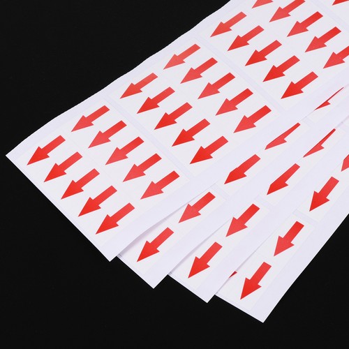 10Set / 100Pieces 0.8x0.4" Arrow Stickers Inspection Indicator Tape ...