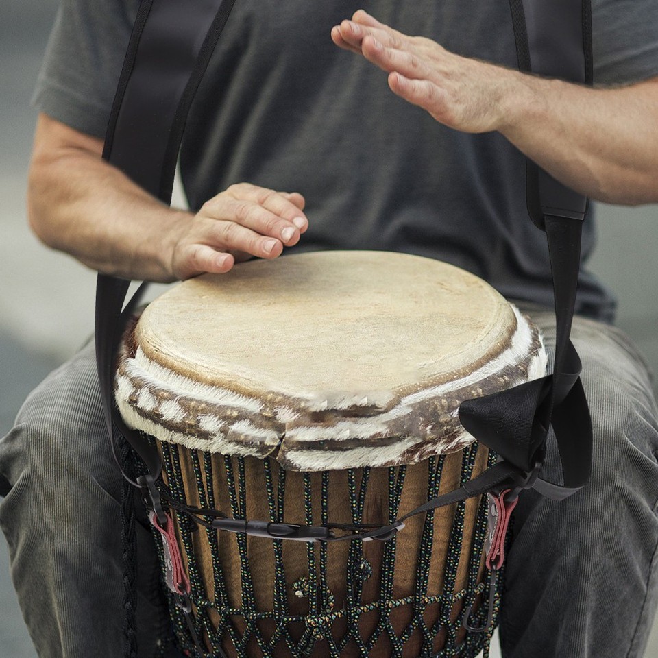 Drum Instrument Strap Djembe Double Shoulder African Accessories | eBay ...