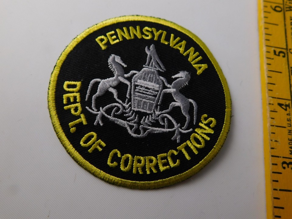 PENNSYLVANIA DEPARTMENT OF CORRECTIONS PATCH SHOULDER CREST POLICE ...