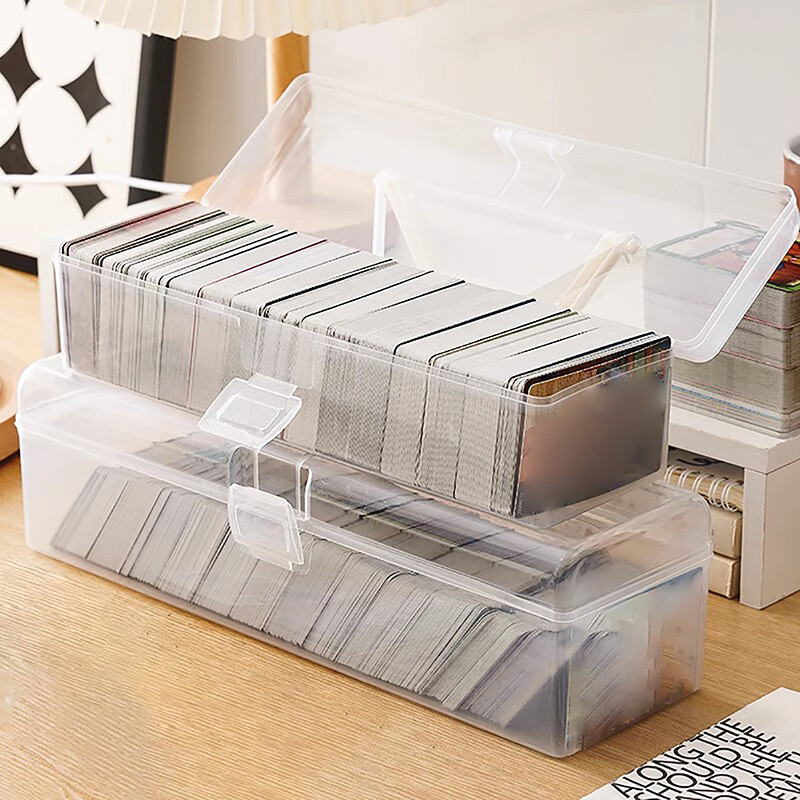 Transparent Idol Photo Storage Case Plastic Photocards Collection ...