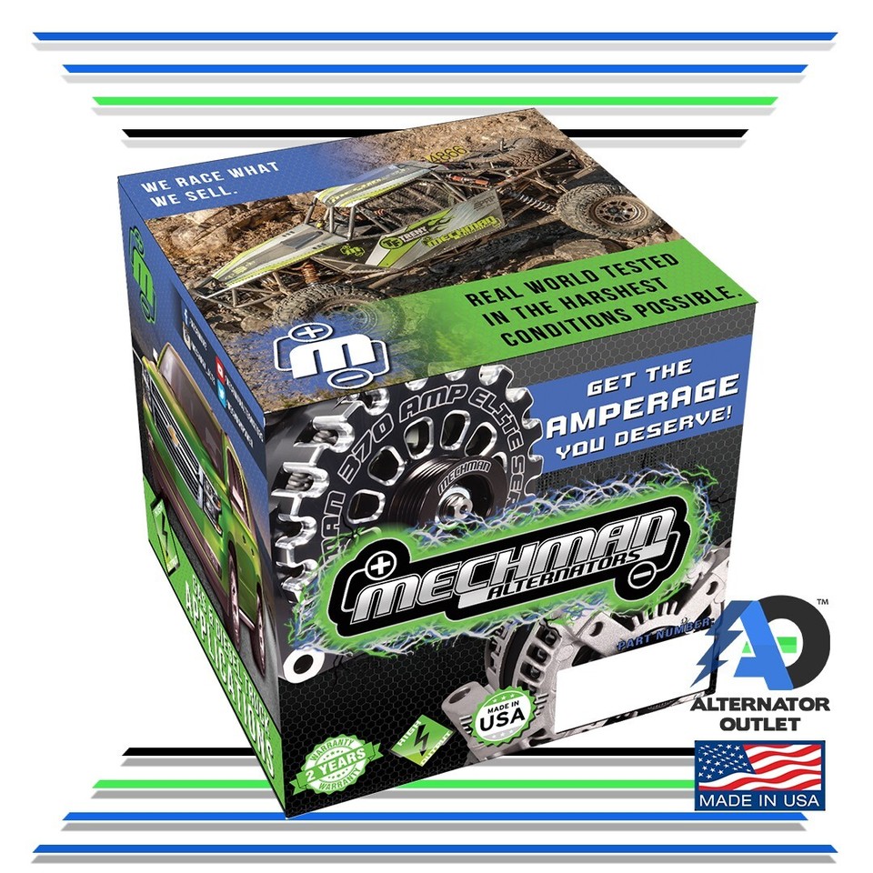 Mechman 400 Amp High Output Alternator 1996-2004 GM Truck 4.3L 4.8L 5 ...