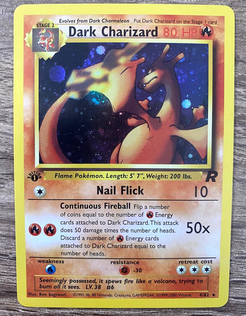 dark charizard 21/82 For Sale - MAVIN