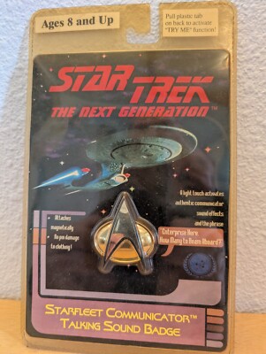 Star Trek Next Generation Communicator Badge | eBay