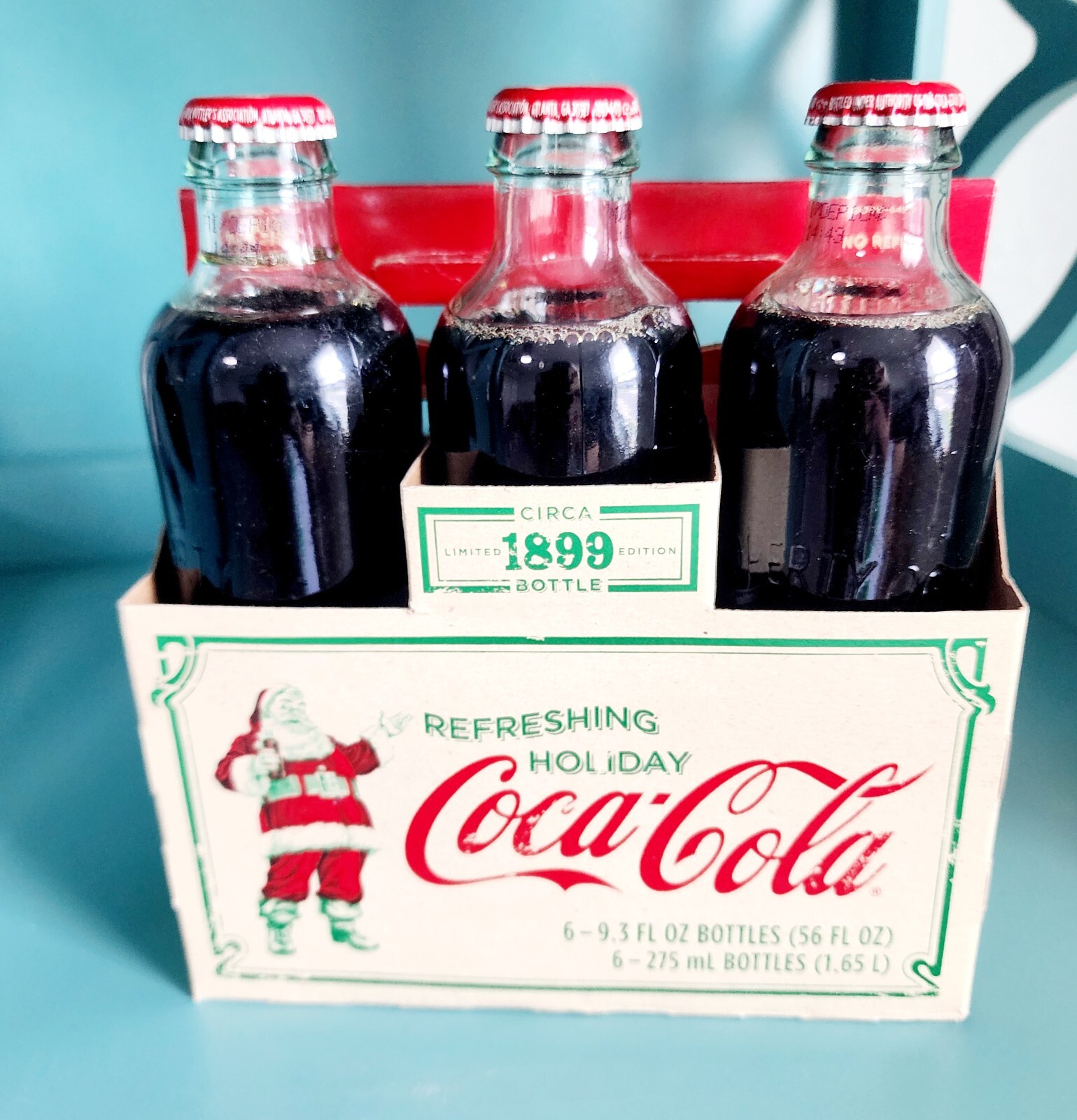 2007 Holiday Coca Cola 1899 Circa Bottle Limited Edition 6 pack Bottles ...