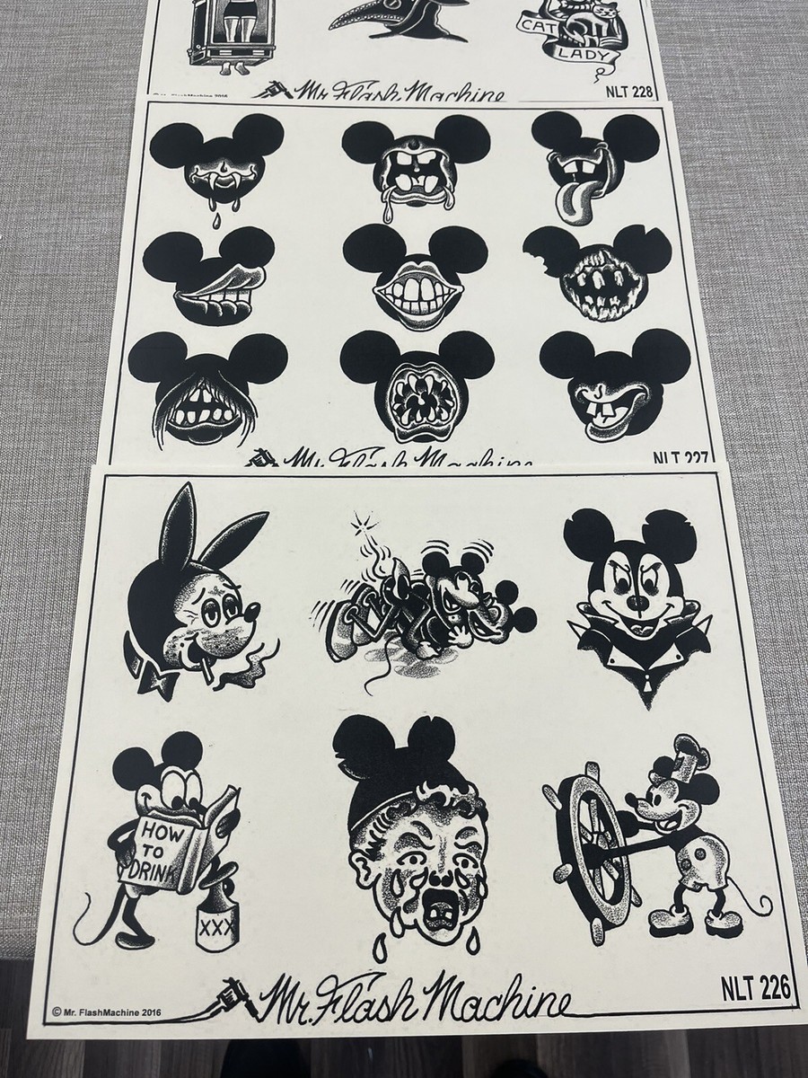 Tattoo Machine Flash Art