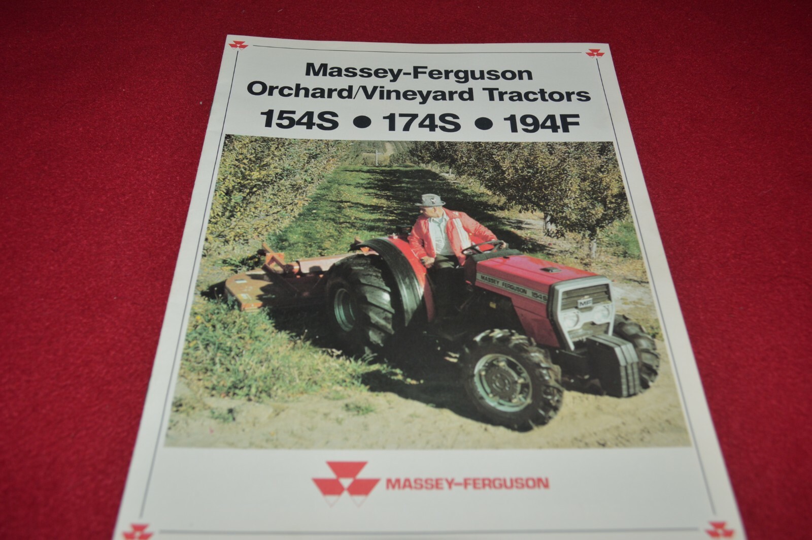 Massey Ferguson 154S 174S 194F Tractor Dealer's Brochure YABE18 | eBay