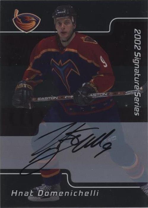 2001-02 In the Game Be A Player Signature Series - Hnat Domenichelli ...