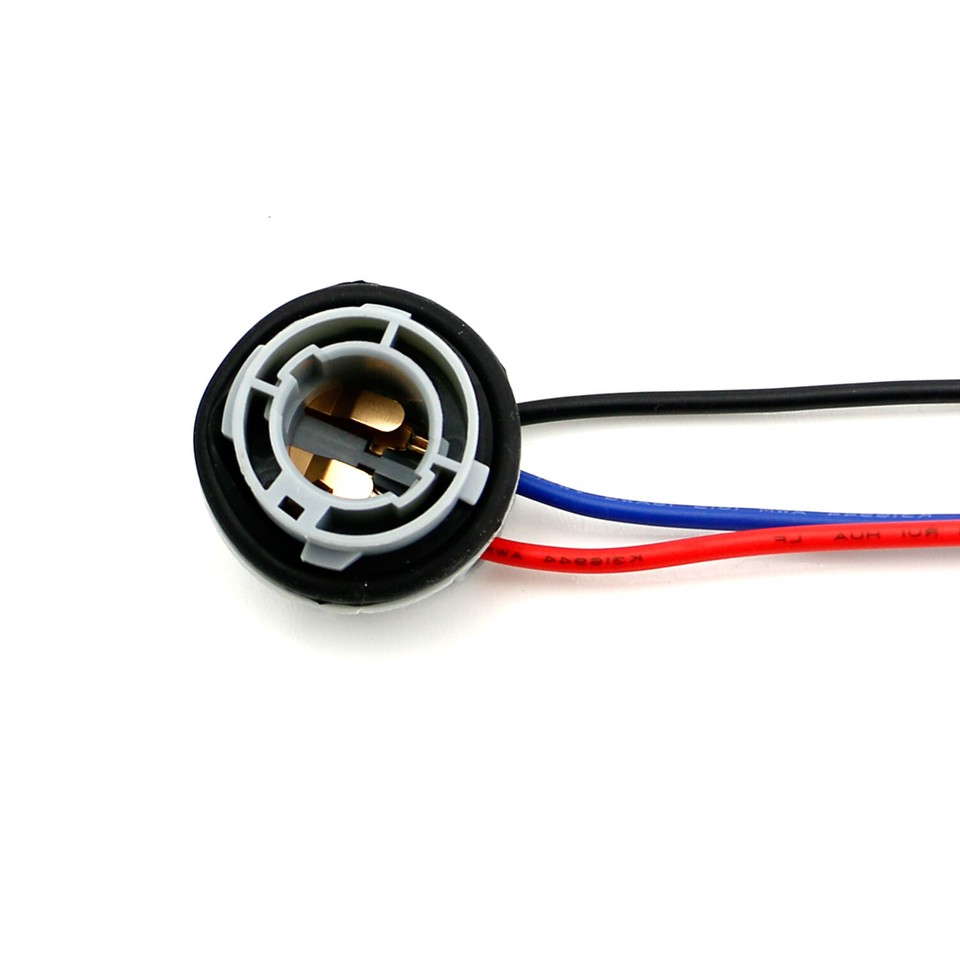 (2) 1157 2057 2357 Turn Signal Light Socket Harness For LED ...