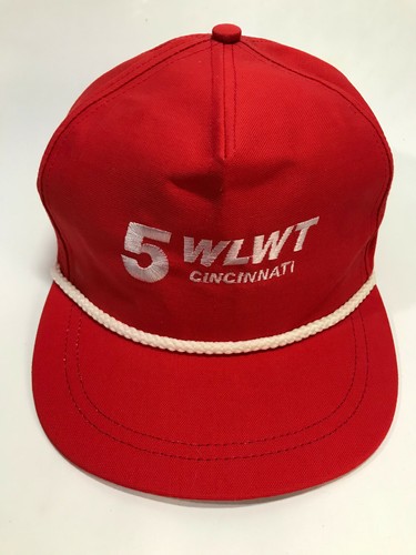 Channel 5 TV News WLWT Hat NBC Cincinnati Ohio Red Snapback Baseball ...