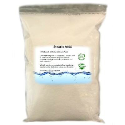 Stearic Acid - PREMIUM QUALITY 100% Pure Flakes Soap Lotion Candle FOOD ...