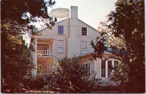 Postcard Louisiana Lafayette Museum former home of Governor Alexander ...