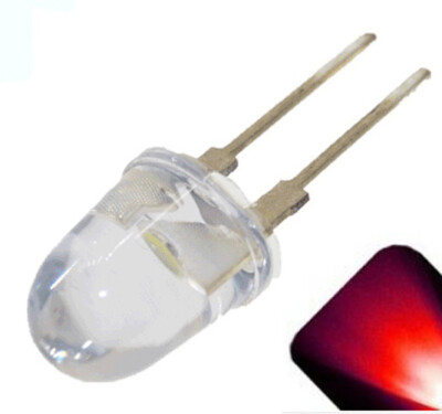 0.5W 8mm High Power Red LED 0.5 Watt Red LED (Pack of 15) | eBay