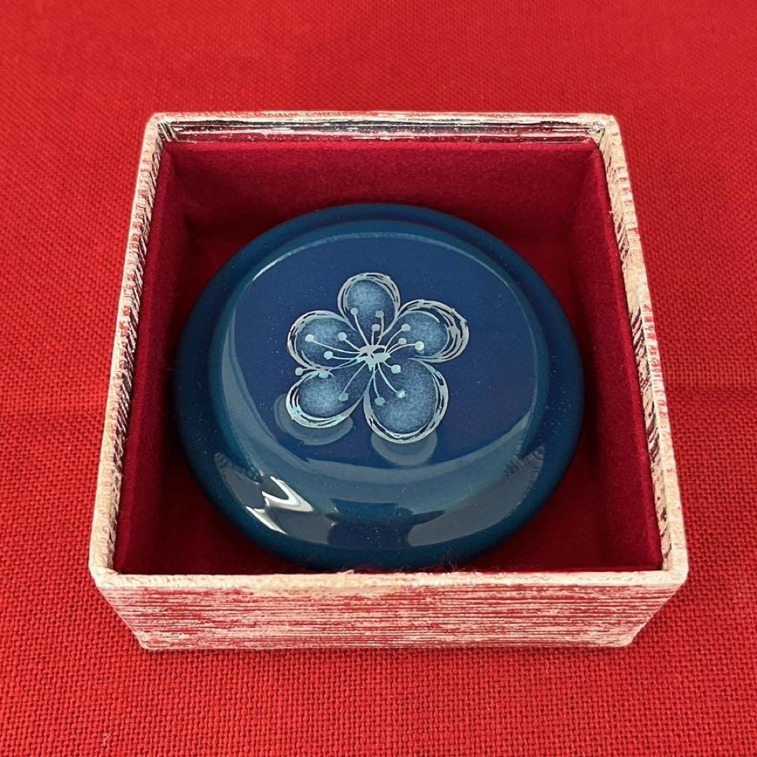 Cloisonne Blue Case Box 2.7 inch diameter by Ando Japanese | eBay