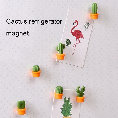6pcs Fridge Magnets Cute Cute Shape Portable Creative Plant Magnets ...