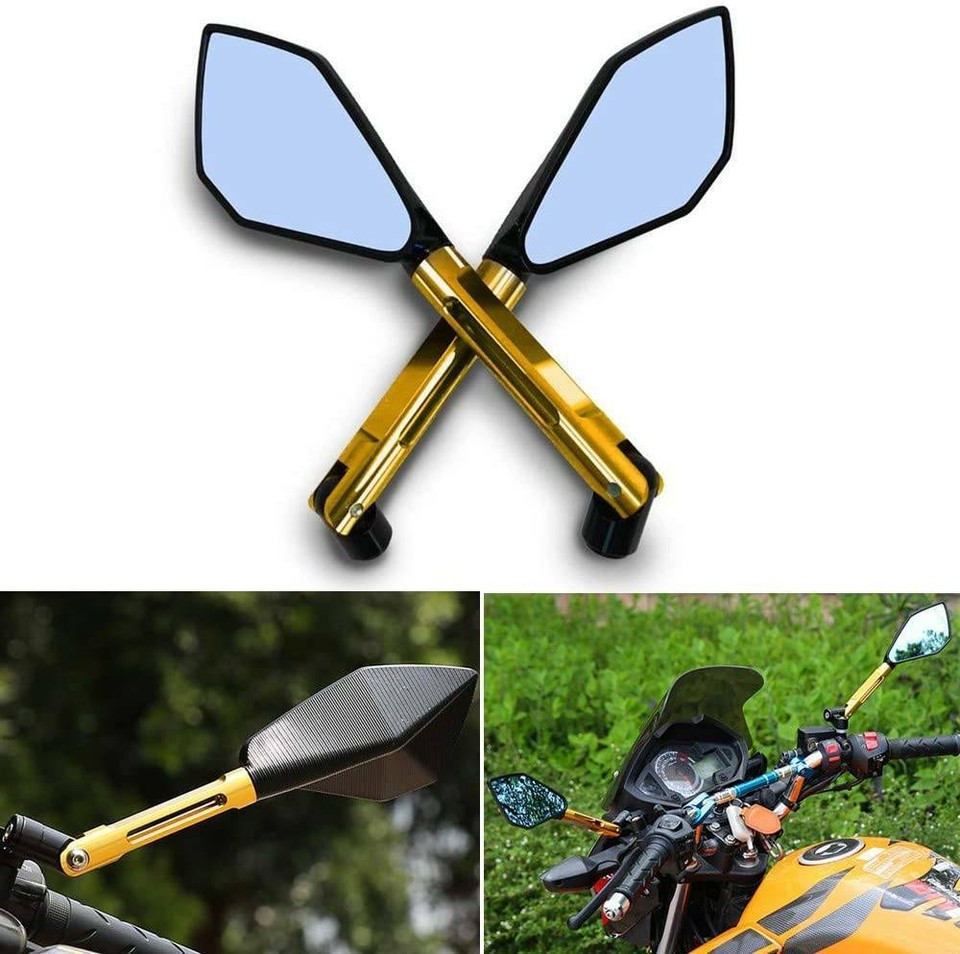 4 Colors Motorcycle Rear View Side Mirrors For 2020 2019 2018 2017 ...