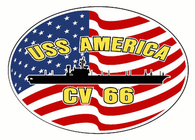 USS AMERICA CV 66 Oval Decal / Sticker Military USN U S Navy S07 | eBay