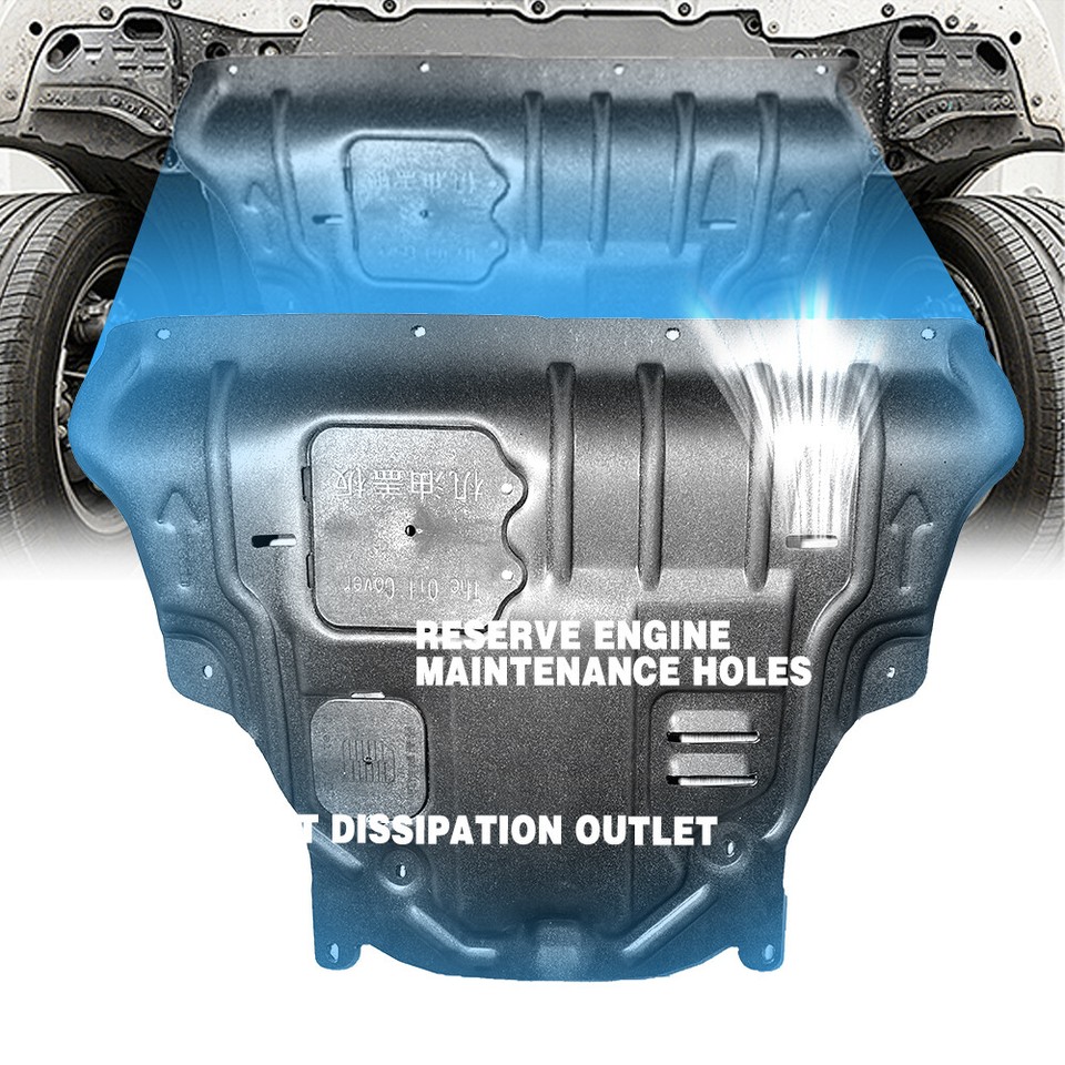 For Jeep Cherokee 2014 2.4L-3.2L Black Engine Mud Flaps Splash Shield ...