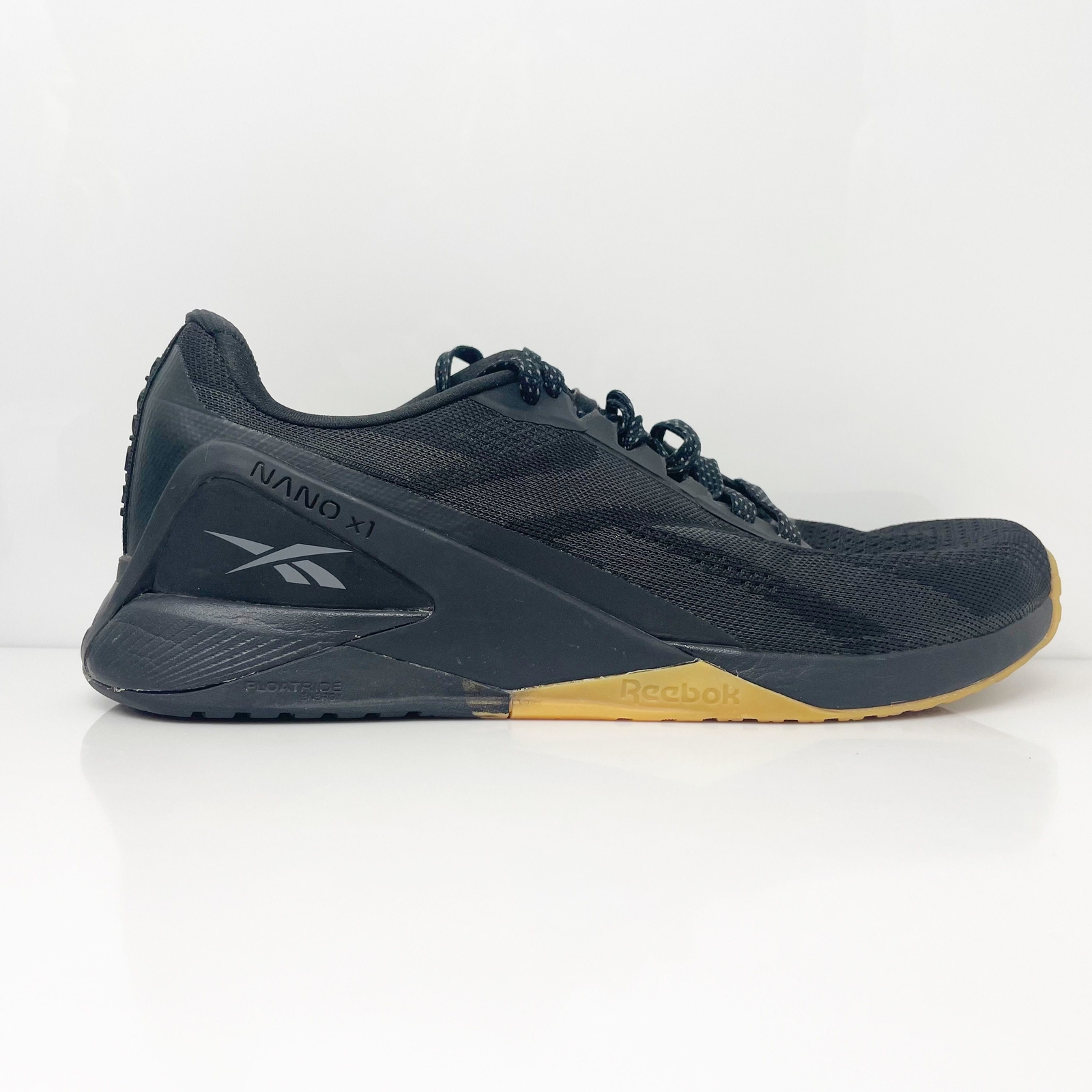 Reebok Mens Nano X1 FZ0633 Black Running Shoes Sneake… - Gem