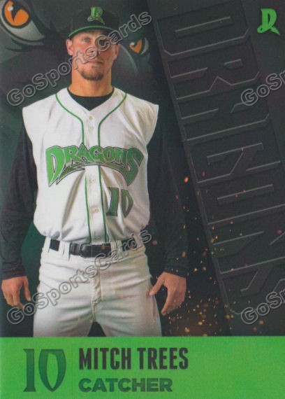 2016 Dayton Dragons Mitch Trees RC Rookie Cincinnati Reds Minor League ...