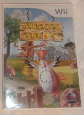 FUN VIDEO GAME FOR NINTENDO Wii CHICKEN SHOOT NEVER USED IN VERY GOOD ...