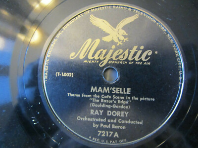 RAY DOREY/PAUL BARON ORCH MAM'SELLE/THE MAN WHO PAINTS THE RAINBOW ...