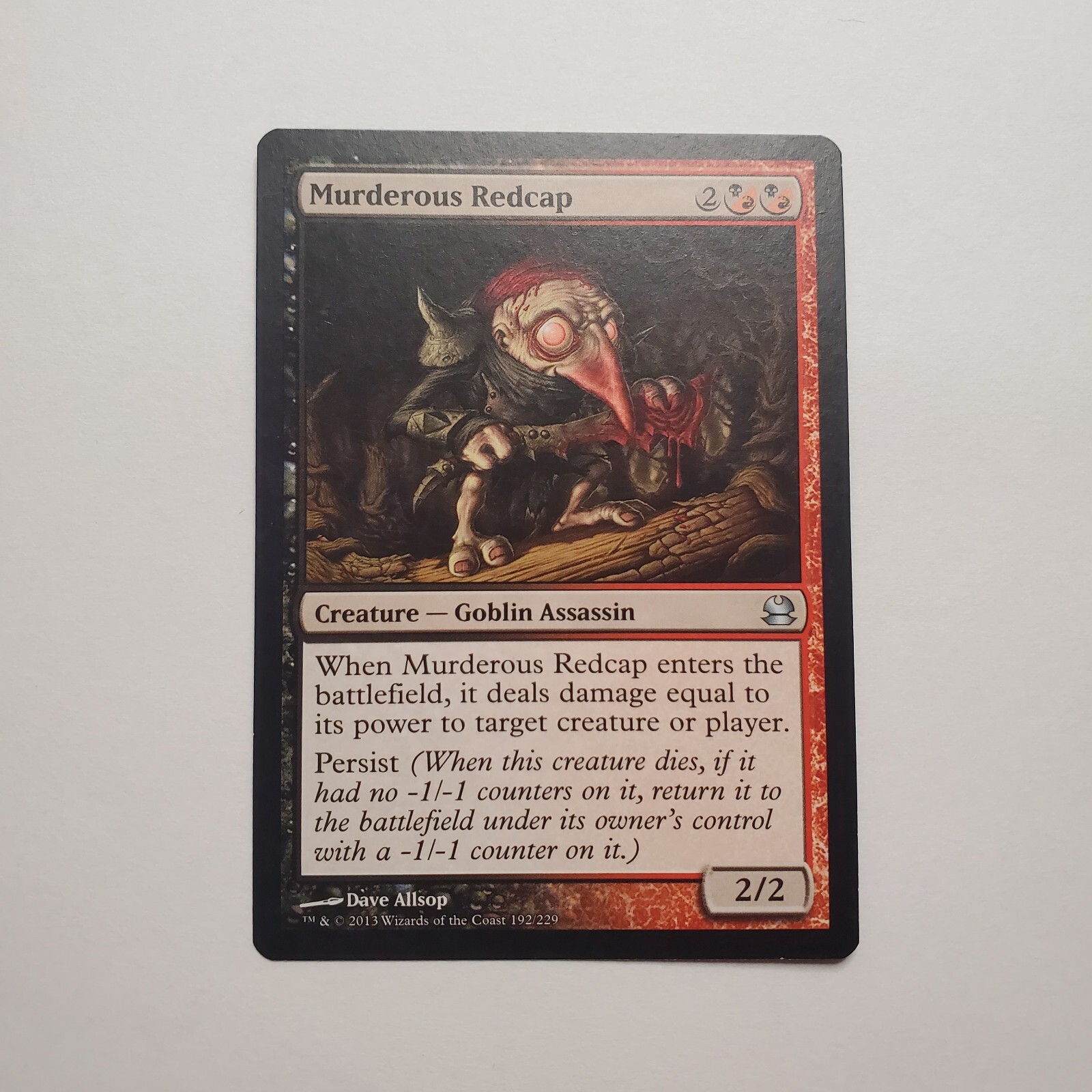 MTG Magic Murderous Redcap Modern Masters LP-NM | eBay