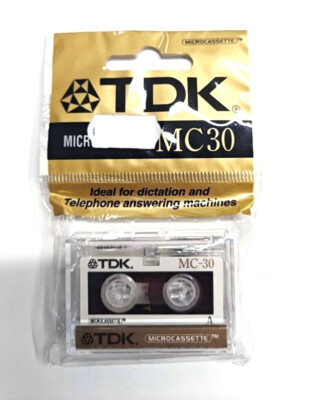 TDK Mc 30 Microcassetta 30 Minuten Micro Kassette Audio Neu MC30 | eBay.de