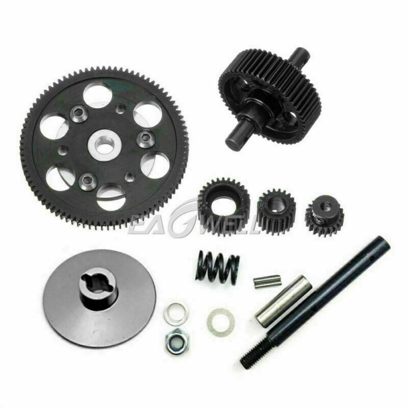 TKM Creativity Black Heavy Duty Steel Transmission Gear Kit For 1:10 Rc ...