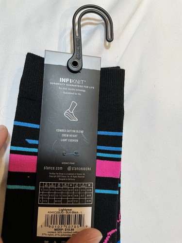 Stance Pixar Buzz Lightyear Men Crew Socks Casual Neon Men Large Size 9 ...
