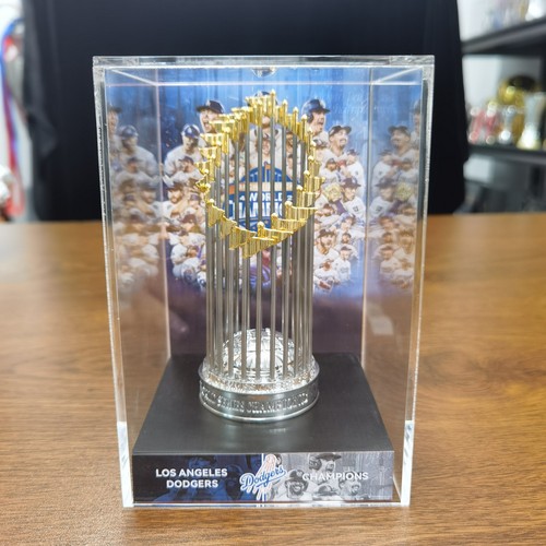 2025 LA Dodgers MLB World Series Championship Trophy with display case ...