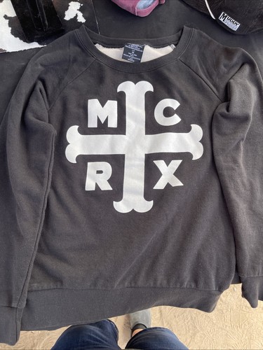 MCR X My Chemical Romance Official Women's S Sweatshirt Lace on Back ...