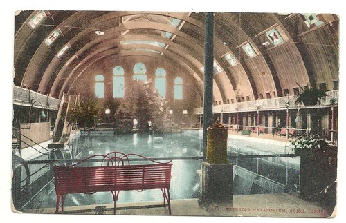 Interior Natatorium Boise Idaho 1908 Vintage Postcard IN | eBay