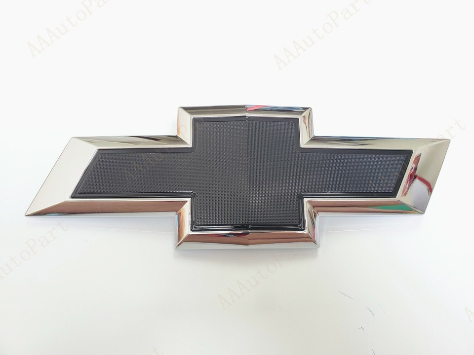 Front Chrome Black Bowtie Emblem Badge 2022-2026 Refreshed Chevy ...