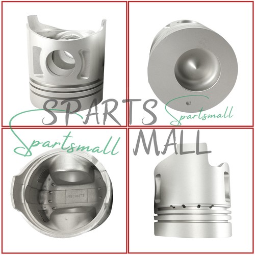 4PCS Piston + Piston Rings For Mitsubishi 4D32 4D32T Engine 52mm STD ...