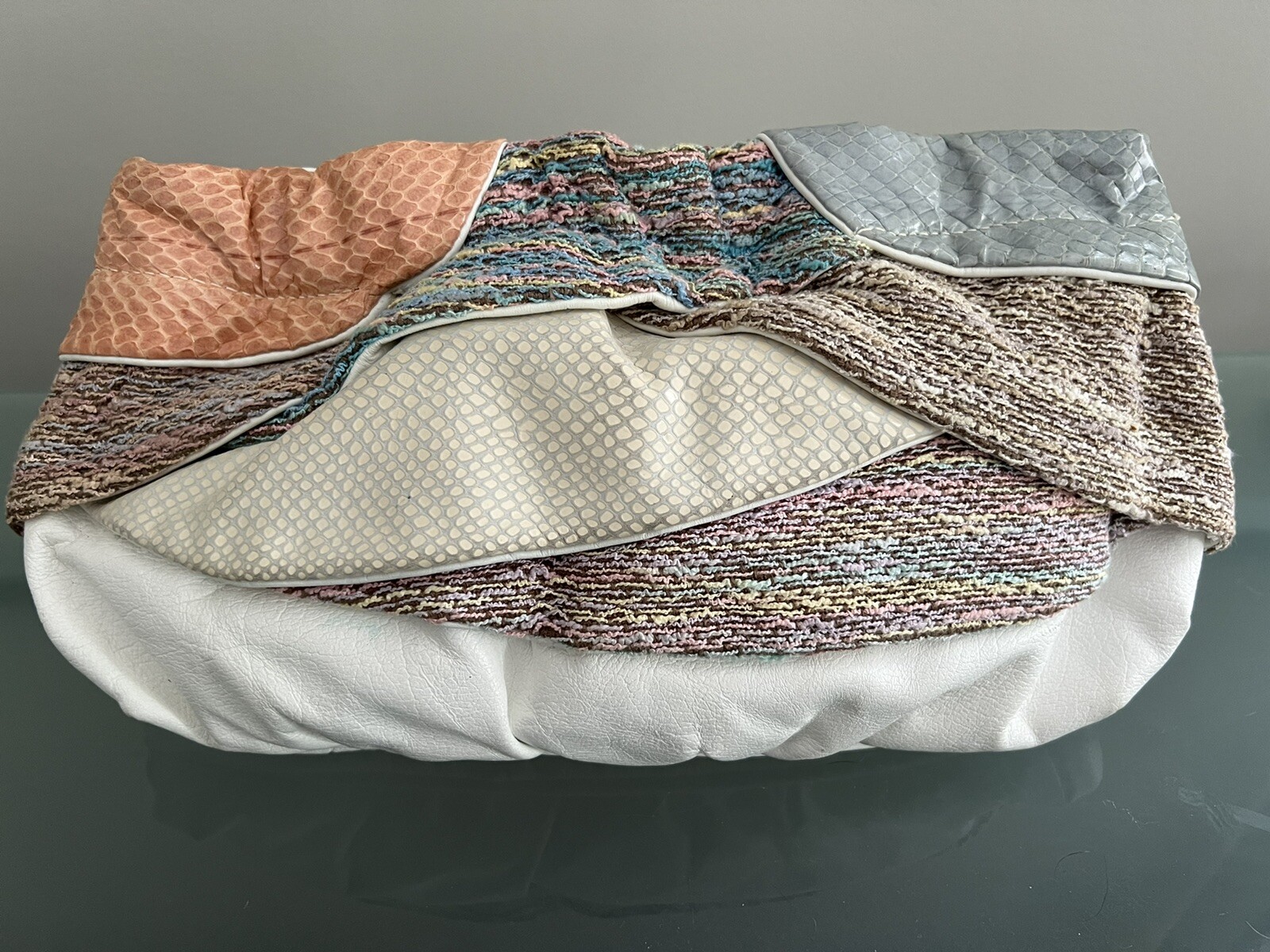 VTG Designs by Dimitri 80s Colorblock Cottagecore Lea… - Gem