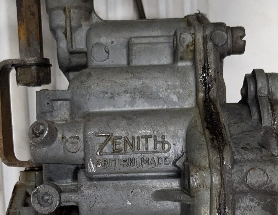 OEM Original Zenith Twin Carburetors + Air Filters From Sunbeam Alpine ...