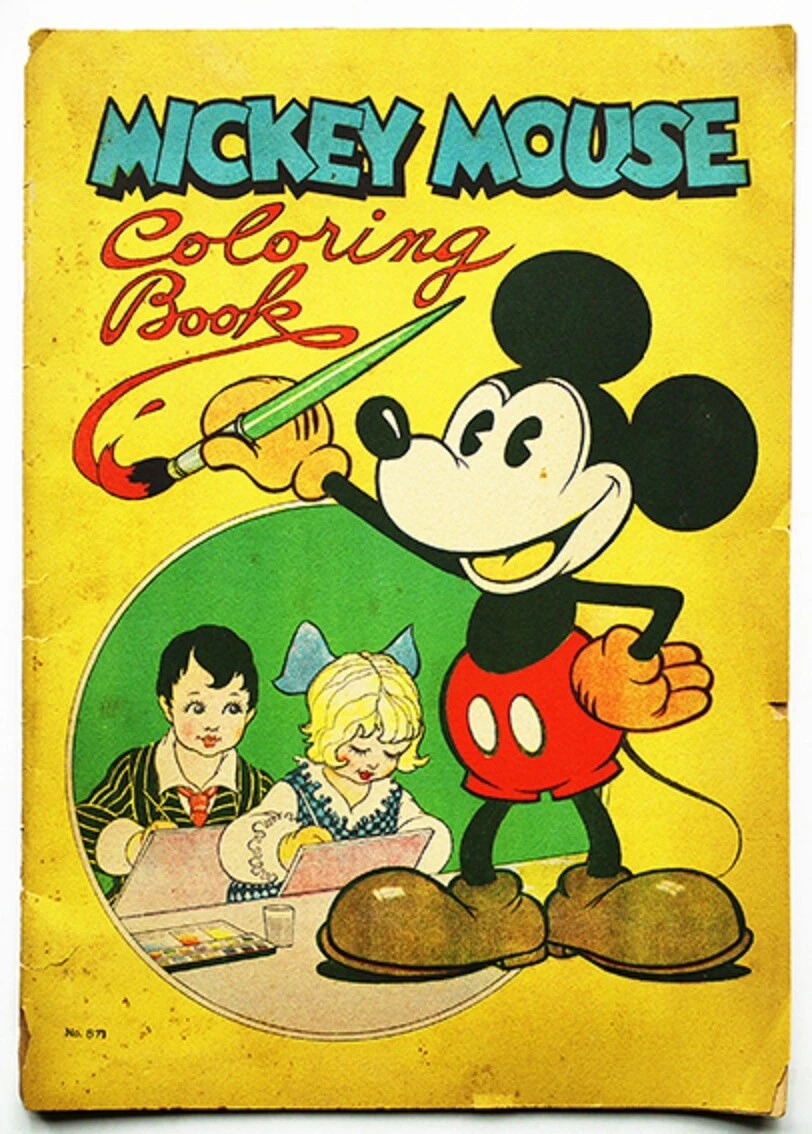 Classic Mickey Mouse Coloring Pages