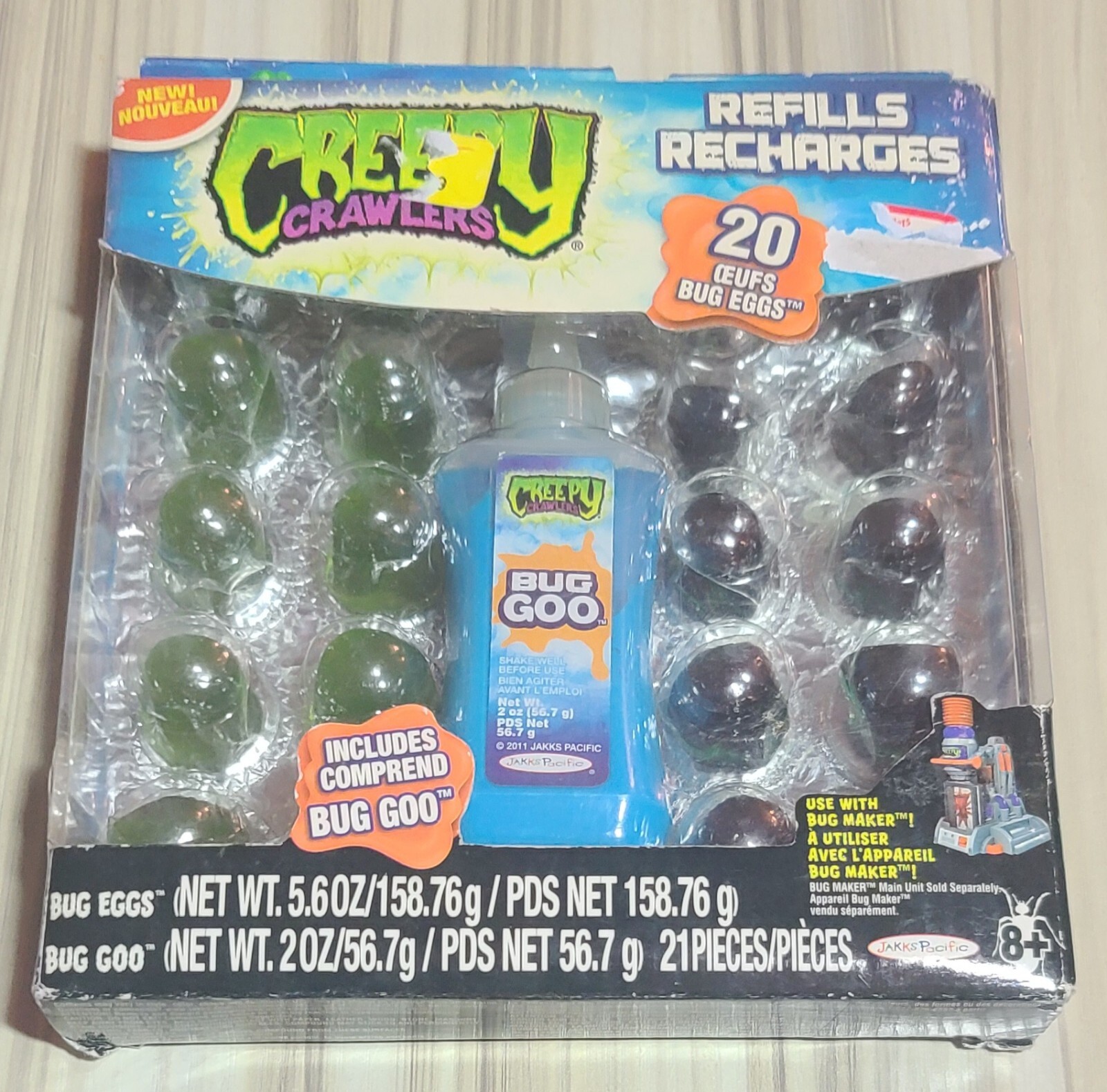 Creepy Crawlers Bug Eggs Bug Goo Refills Kit Pack Jakks Pacific ...
