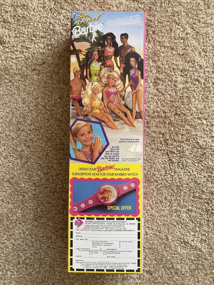Vintage Barbie Sun Jewel #10953, New In Original Packaging, Never ...