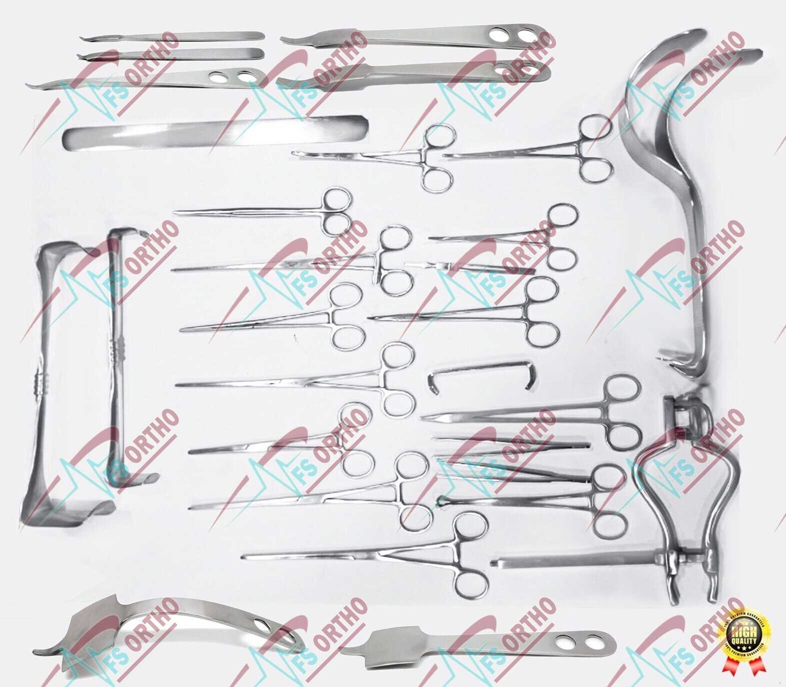 Abdominal Hysterectomy Surgery Surgical Instruments Set Best Quality ...