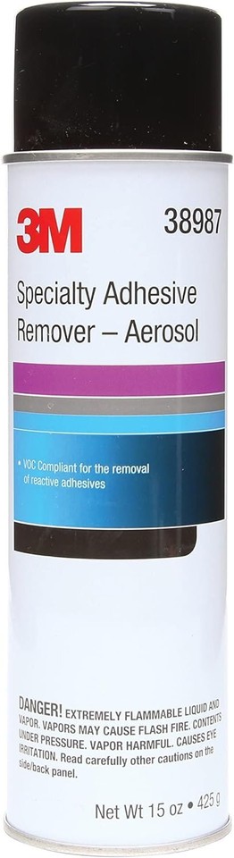 3M Specialty Adhesive Remover 38984, Transparent, Solvent Based, Easy ...