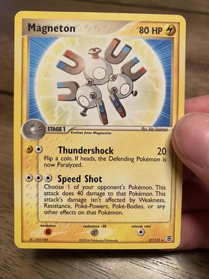 2004 POKEMON EX FIRE RED & LEAF GREEN SET MAGNETON CARD 27/112 | eBay