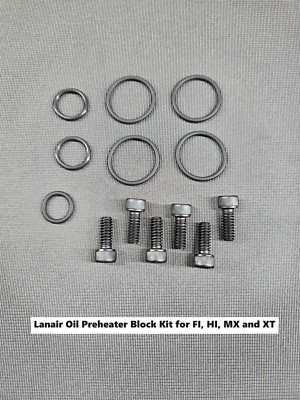 Waste Oil Heater Parts LANAIR oil pre heater block kit fits FI, HI, MX ...