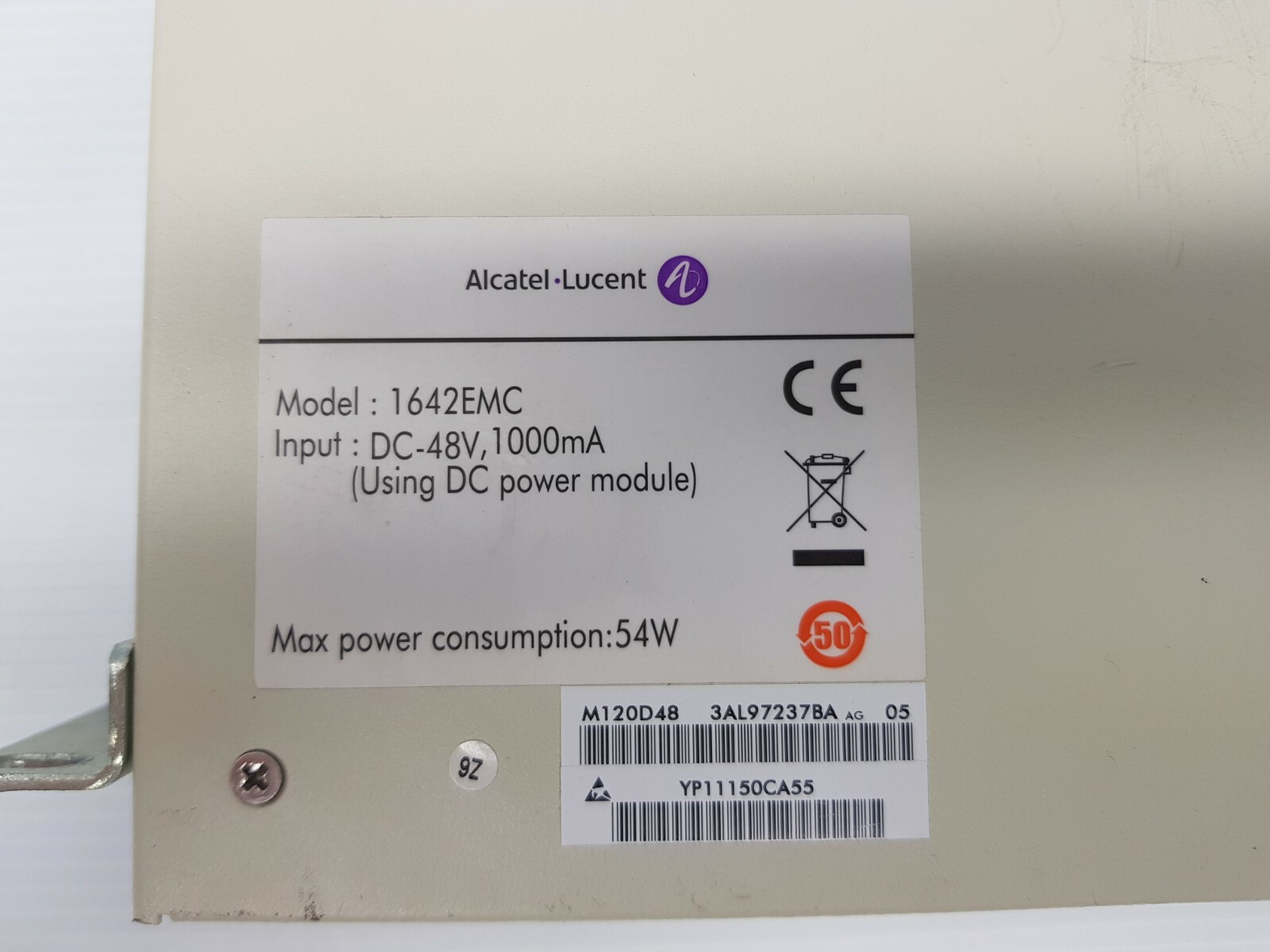 Alcatel Lucent 1642EMC Edge Multiplexer Compact w/ ISA-ES1 8FE | eBay